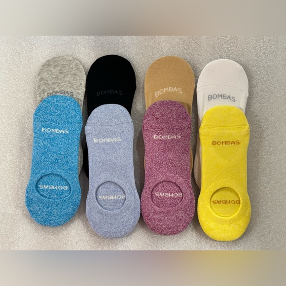 Bombas | Other | New 8 Ct Pack Bombas Lightweight Noshow Socks White ...